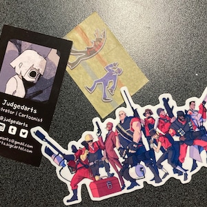 Team Fortress 2 TF2 RED Team Sticker - Etsy