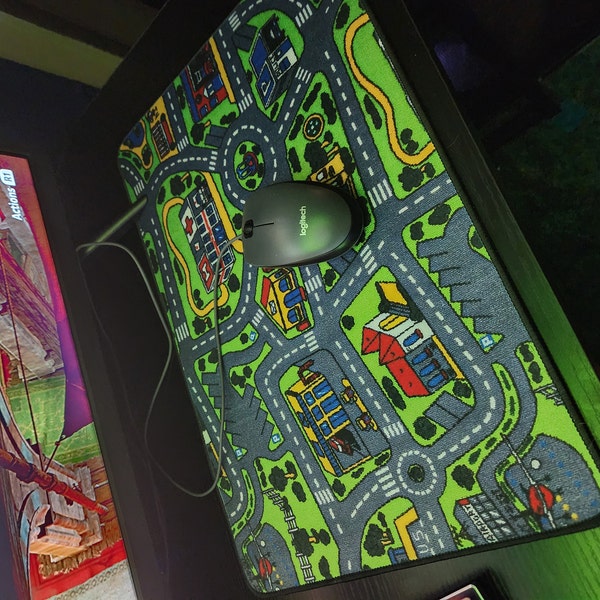 City Carpet Nostalgia Mousepad | 3 Sizes | 90s 2000s Nostalgia Gift ...