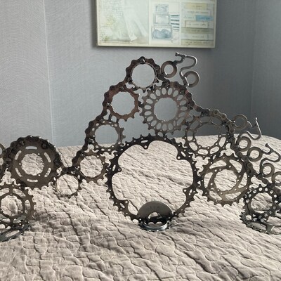 Runner, Athlete Metal Sculpture, Marathon, Triathlon, Fitness Art ...