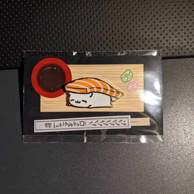 Sushi Cat Mewchi Hard Enamel Pin Rice Kitty Nigiri 1.251.5 - Etsy