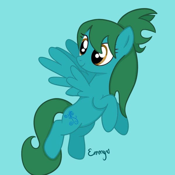 Custom MLP Digital Art, Personalized Pony Portrait (digital Download ...