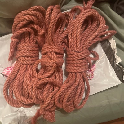 Jute Bondage Rope Pink - Etsy