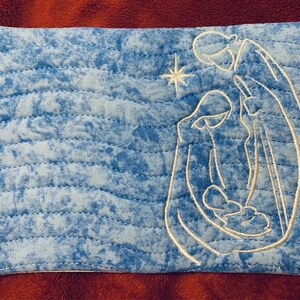 Catholic Marian Monogram With Crown Digital Machine Embroidery - Etsy