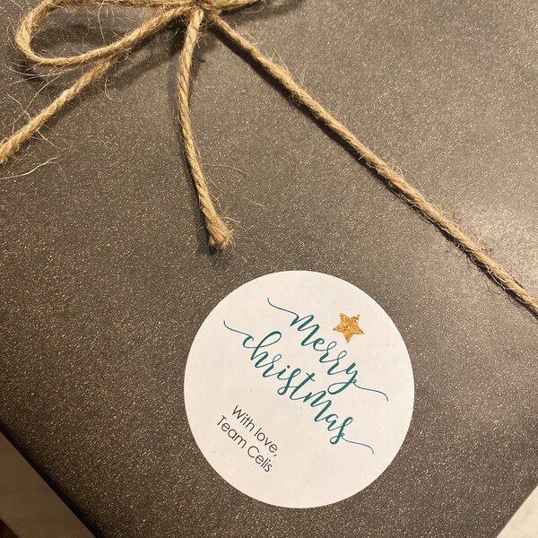 Christmas Gift Stickers,personalized Christmas Gift Stickers,merry ...