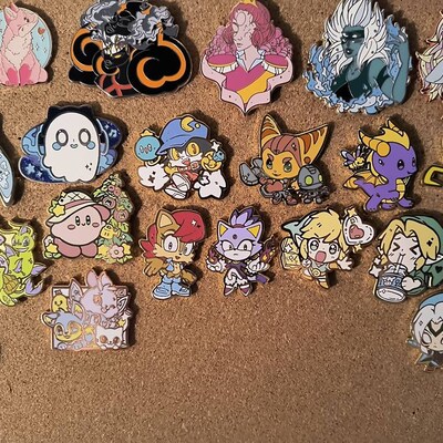 Nostalgic Video Game Characters Pins: Vol 1 - Etsy