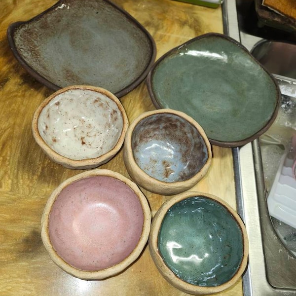 Irregular Shape Bowls, Ceramic Shallow Bowl, Rustic Bowls, Pasta Bowl ...