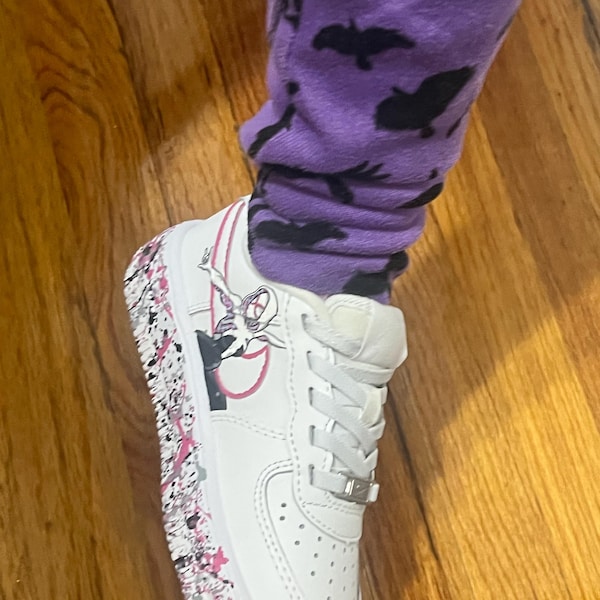Sesame Street Elmo Cookie Monster Inspired Air Force 1 Trainers ...