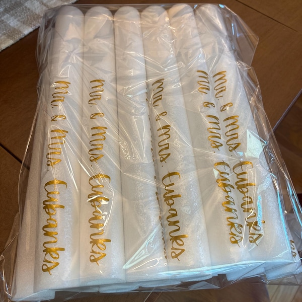 Personalized LED Foam/glow Sticks - Etsy