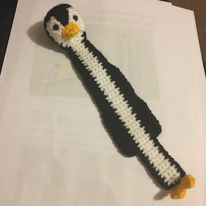 Squashed Penguin Bookmark Crochet Pattern - Etsy