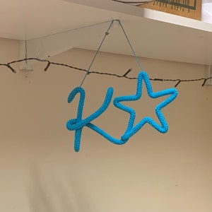 Knitted Mothers Day Sign Wire Word Cord Knit Rope Mothers Day Gift for ...