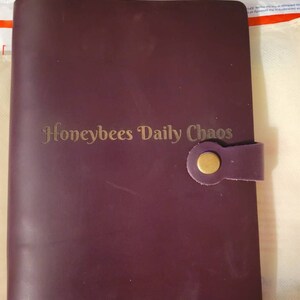 Personalized Photo Leather Journal, Wedding Leather Guestbook, Custom ...