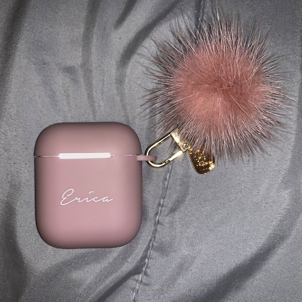 Custom Airpods Pro 3 Case Cute With Pom Pom Keychain,silicone AirPod ...