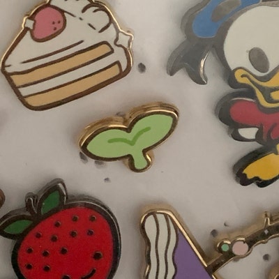 Green Sprout Mini Filler Enamel Pin Set Cute Kawaii Board Filler Pins ...