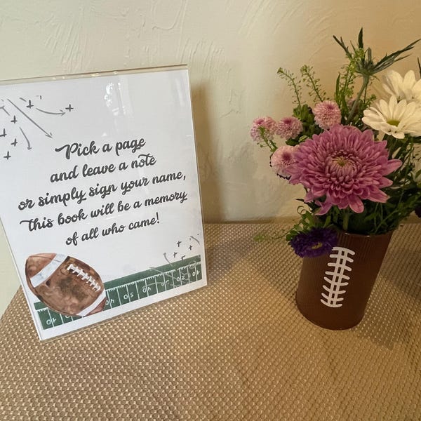 High Chair Banner Template,football First Birthday High Chair Pennant ...