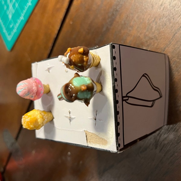 1:6 Scale Miniverse Scale Ice Cream Cones - Etsy
