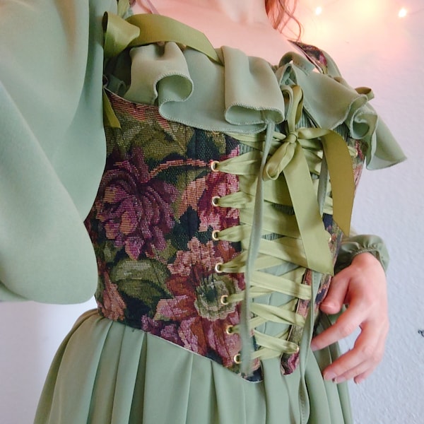 Rococo Fashion Soft Stays Tapestry Corset, 18th Century - Etsy