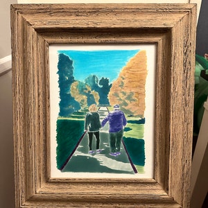 Western Style Picture Frame, Wood Rustic Frame, Rustic Decor, Custom ...