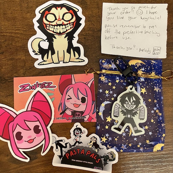 Creepypasta GLOW Eyeless Jack Ticci Toby Jane the Killer Laughing Jack ...