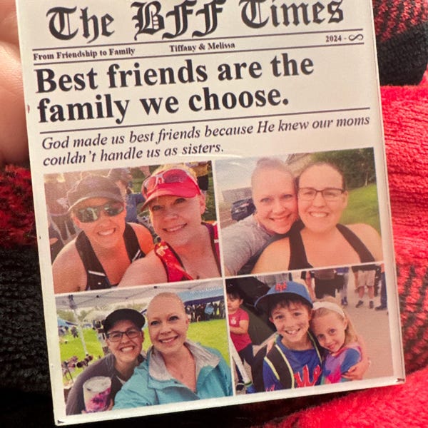 Friendship Gifts Newspaper, the BFF Times, Personalized Friends Besties ...