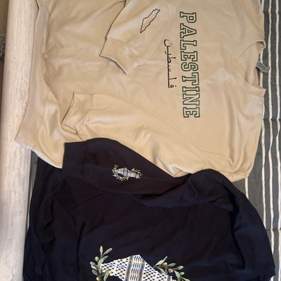 Kuffeyah Olive Palestine Sweatshirt, Palestinian, Palestine Merch ...