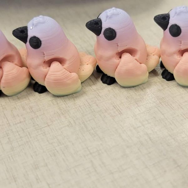 Crows | 3D Printed | Articulated Flexi Bundle | Cute Collectible 1 ...