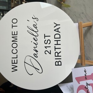 Acrylic Birthday Signs - Etsy