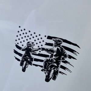 American Flag Dirt Bike Rider SVG Moto Life SVG Dirt Bike Life - Etsy
