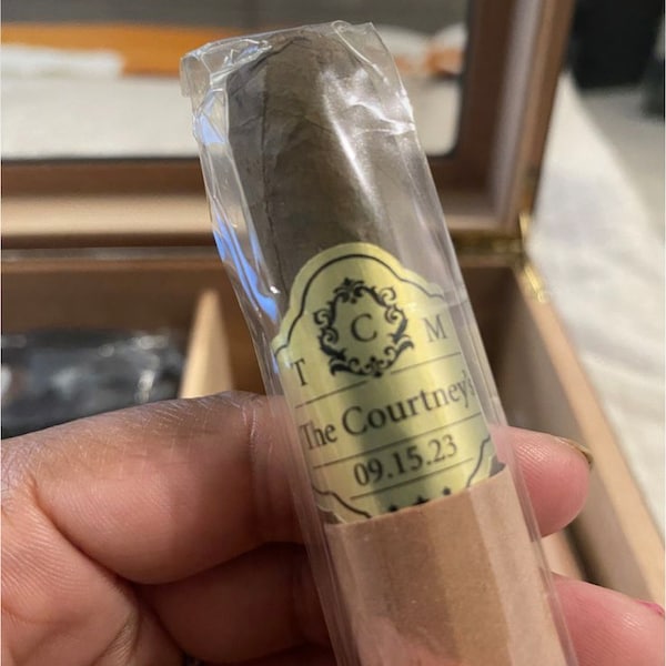 Gold Foil Cigar Labels, Custom Cigar Label, Cigar Bands, Cigar Wraps ...