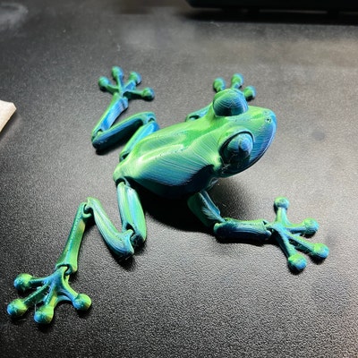 Cute Flexi Print-in-place Frog STL File for 3D Printing - Etsy