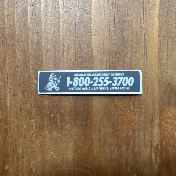 Gpi Case Nintendo Gameboy Maintenance Sticker - Etsy