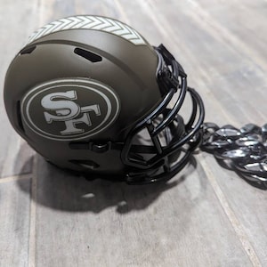 San Francisco 49ers Mini Helmet Gold Fan Chain/necklace Perfect for ...