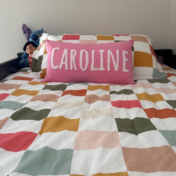 Custom Embroidered Pillow Personalized Gift, Home Decor, Anniversary ...