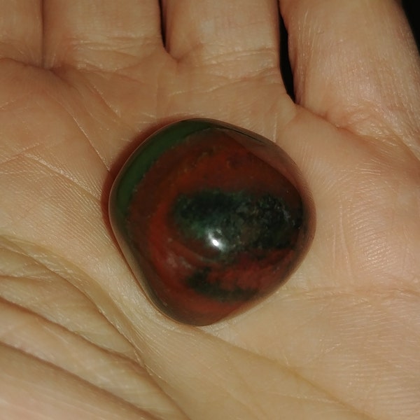 Bloodstone India SMALL Tumbled Crystal - Etsy