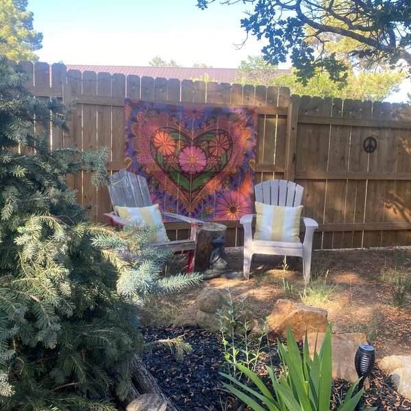 LARGE Pink Mandala Print Tapestry | Cute Tapestry | Girls Tapestry ...