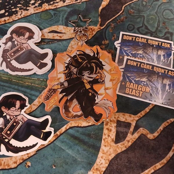 Limbus Company Stickers: Gregor, Rodya, Sinclair - Pass on Cassettes - Etsy