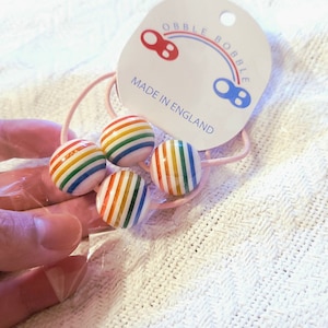 Girls Hair Bobble Ties Retro Hair Bobble Accessories for - Etsy