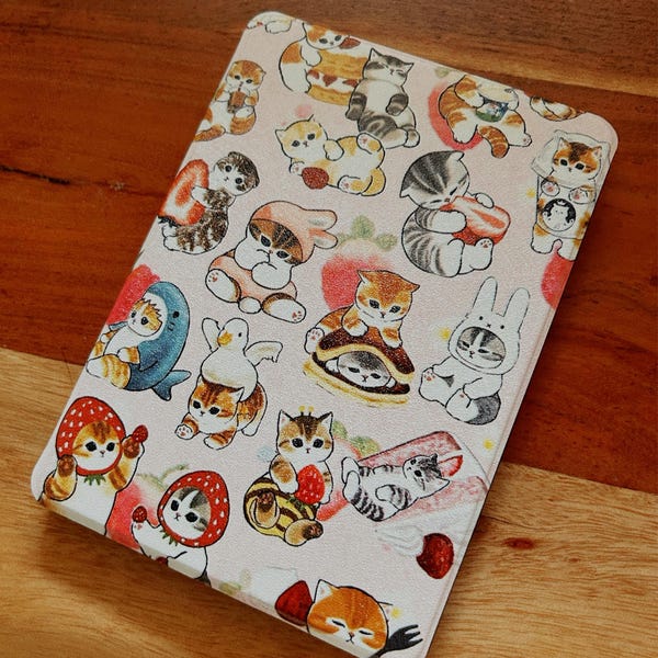 Retro Floral Kindle Case Custom,kindle Case With Hand Strap for Kindle ...