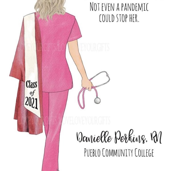 Personalized Nurse Graduation Print, Nurse Print, Nursing School ...