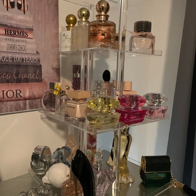 Perfume Storage Organizer, Acrylic Makeup Organizer, 3 Tier Perfume ...