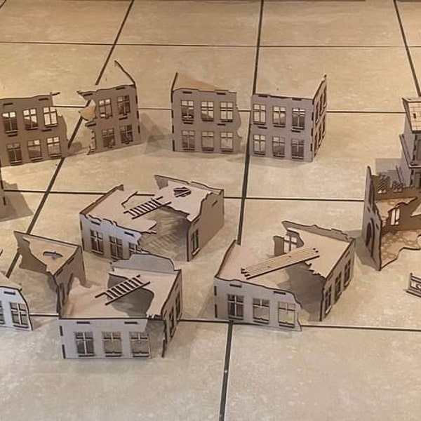 Laser Cutting Files SVG - Medieval Buildings Collection - Etsy UK