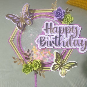 Candy Birthday Two Sweet 3D Cake Topper With Shaker DIGITAL SVG File - Etsy
