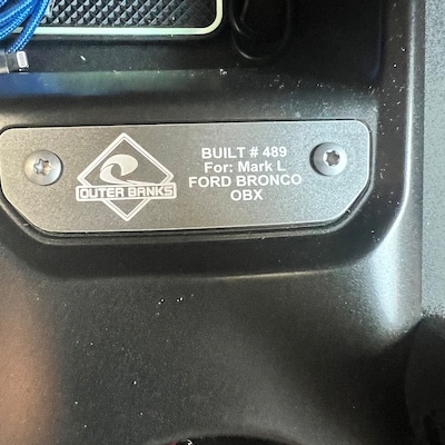 Bronco Console Badge Bronco Nation - Etsy