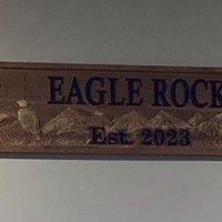 Custom Eagle Sign | American Eagle Wall Art | Front Door Sign | Front ...