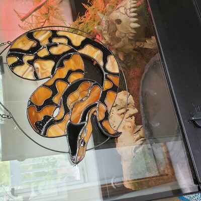 Suncatcher Python. Animal Snake Home House Pendant. Wall Window Hanging ...