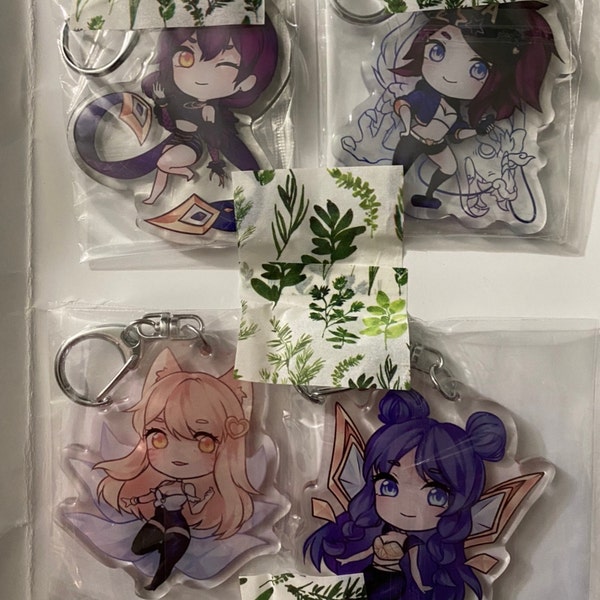 Monogatari Acrylic Charms - Etsy