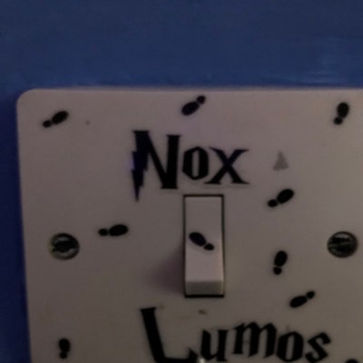 Epic Modz Lumos Nox Light Switch Vinyl Decal Sticker Child Room ...