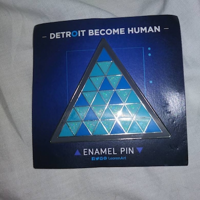 Detroit Become Human Big Hard Enamel Pin Glitter - Etsy