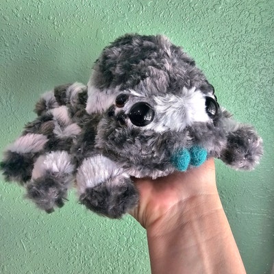 Spider Stuffed Animal Handheld Size Plushie PDF Sewing Pattern Cute and ...