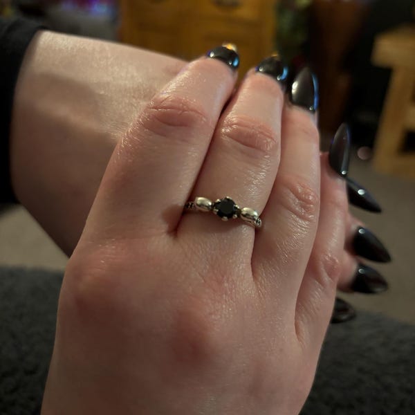 Till Death Wedding Ring, Silver Till Death Ring, Women's Till Death Ring, Hand Engraved Till ...