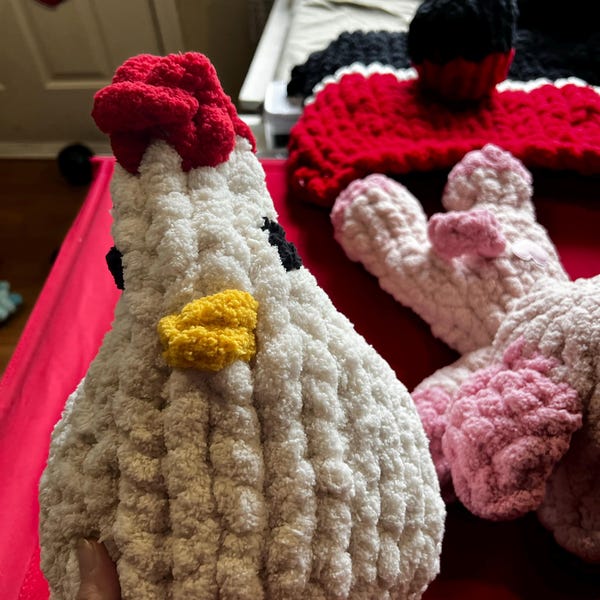Fingerknit Chunky Elephant Plushie Pattern With Video Tutorial Elephant ...